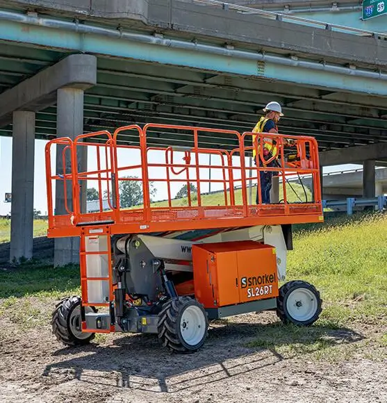Snorkel SL26RT RT Electric Scissor Lift – 9.6m Max Working Height ...