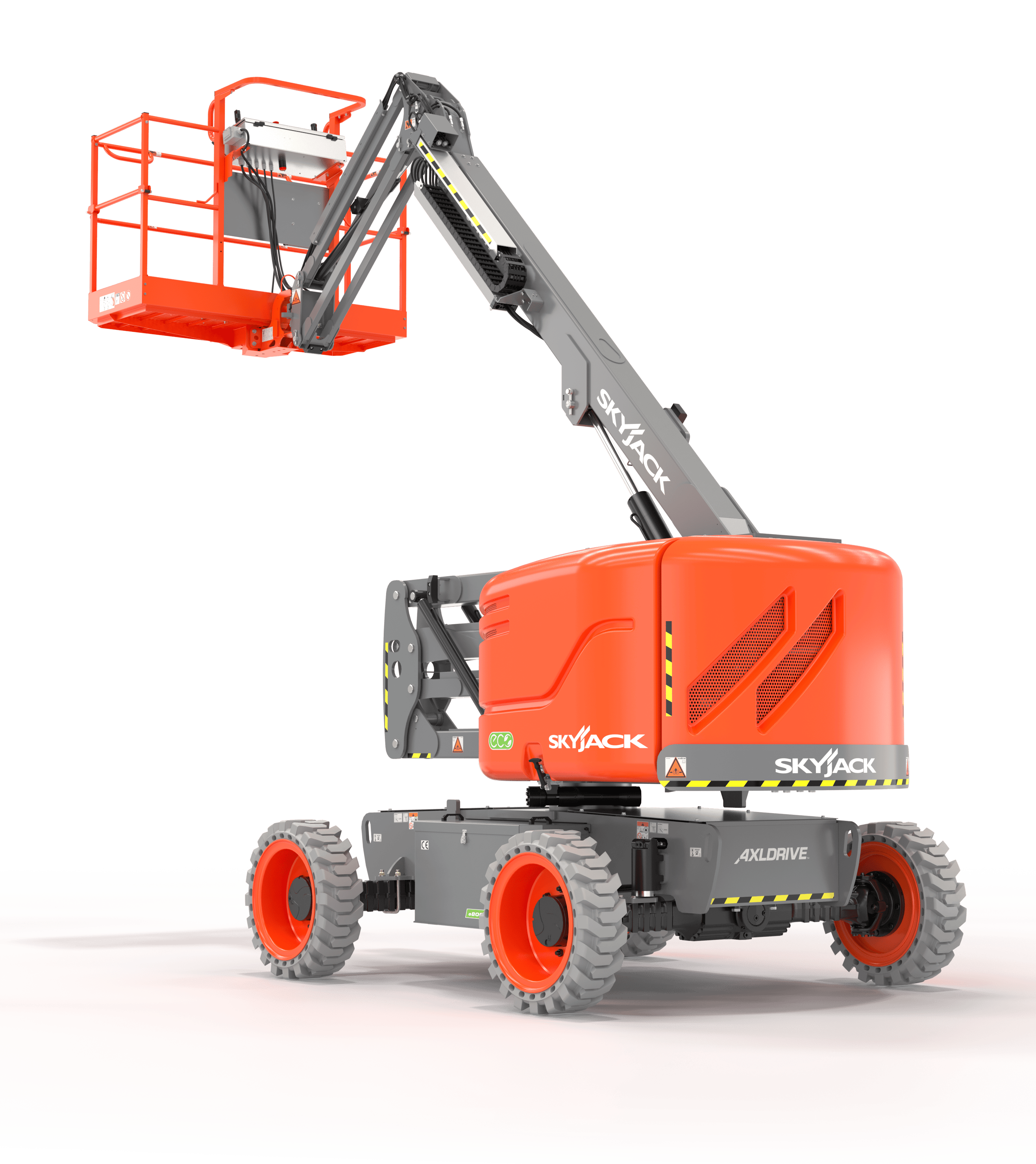 Skyjack SJ45 AJE Plus - 15.7m Max Working Height Electric Boom lift ...